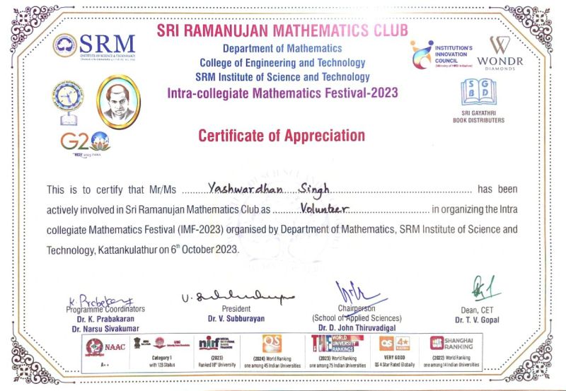 Yashvardhan Singh on LinkedIn: #event #collegelife #rmc #imf2023 # ... Yashvardhan Singh on LinkedIn: #event #collegelife #rmc #imf2023 # ...