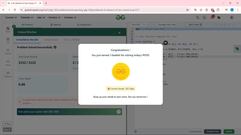 Disha Maity on LinkedIn: #gfg160 #geekstreak2024 #gfg160 #geeksforgeeks ... Disha Maity on LinkedIn: #gfg160 #geekstreak2024 #gfg160 #geeksforgeeks ...