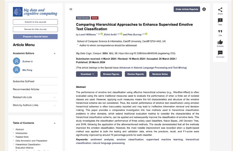 Our paper, 'Comparing Hierarchical Approaches to Enhance Supervised ... Our paper, 'Comparing Hierarchical Approaches to Enhance Supervised ...
