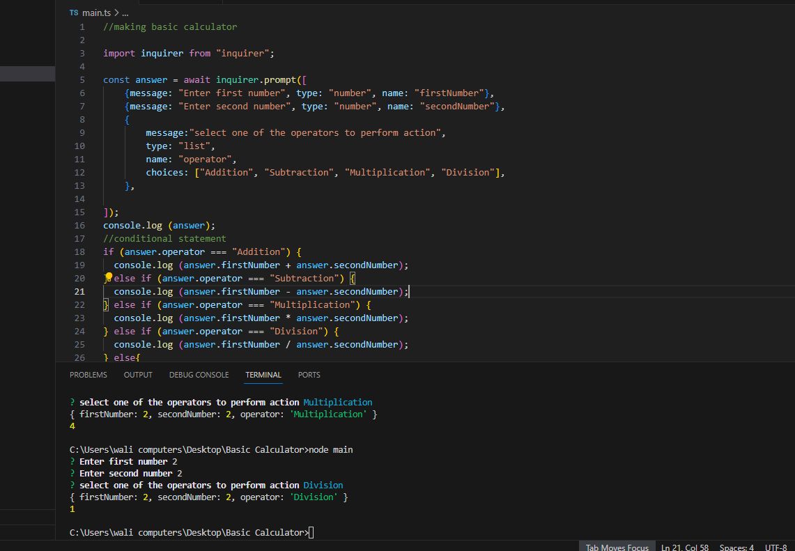 Maham Ahsan on LinkedIn: #typescript #inquirerjs #cli #developertools # ... Maham Ahsan on LinkedIn: #typescript #inquirerjs #cli #developertools # ...