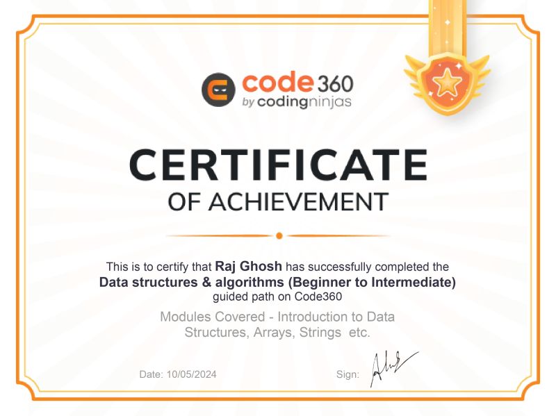 Raj Ghosh on LinkedIn: #datastructures #algorithms #coding #learning # ... Raj Ghosh on LinkedIn: #datastructures #algorithms #coding #learning # ...