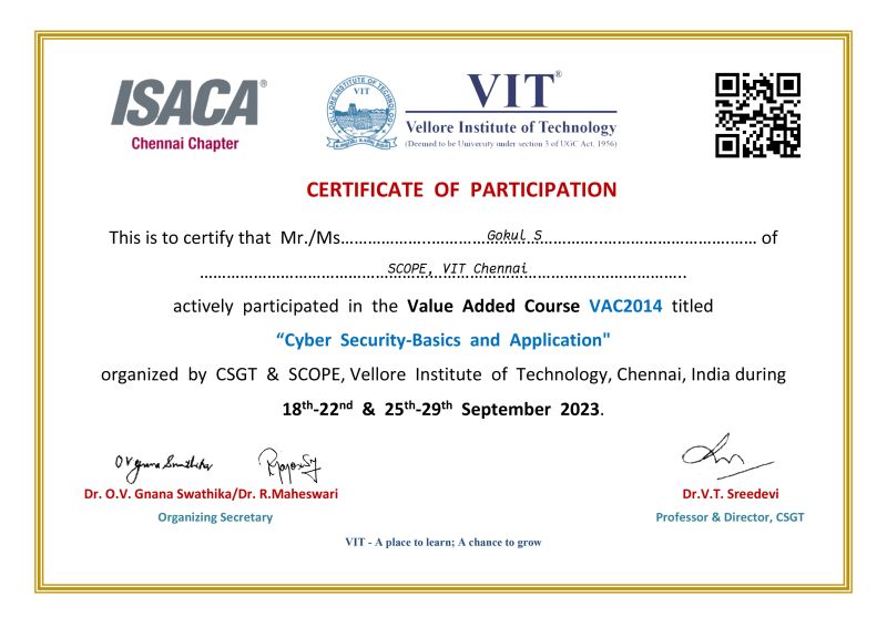 Gokul Selvadurai on LinkedIn: I'm exited to share that I completed a ... Gokul Selvadurai on LinkedIn: I'm exited to share that I completed a ...
