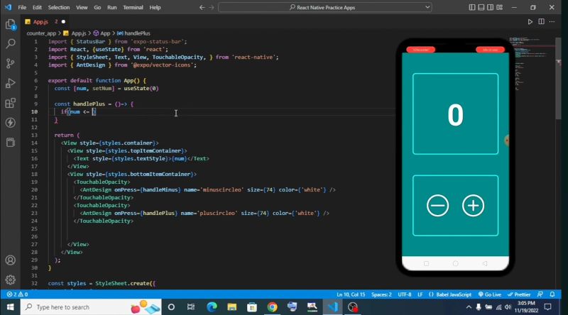 Ismail Abbasi on LinkedIn: #reactnative #100daysofcode #javascript Ismail Abbasi on LinkedIn: #reactnative #100daysofcode #javascript