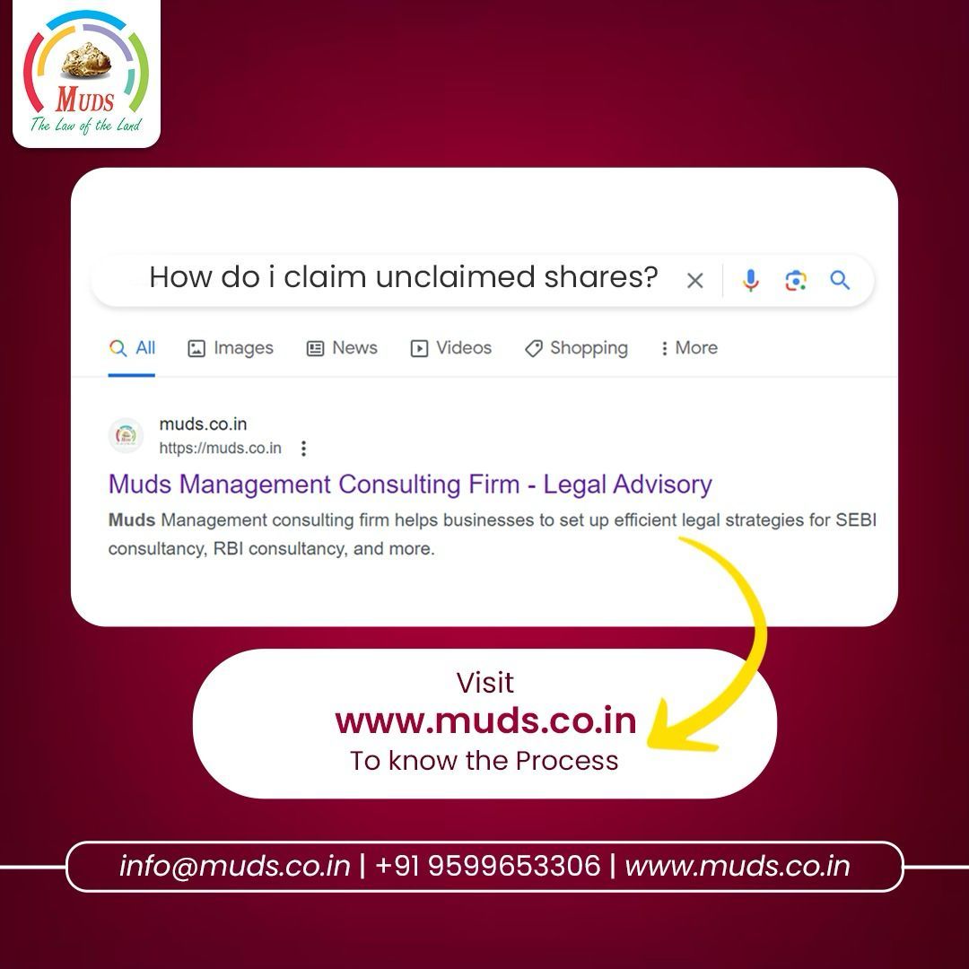 Muds.co.in: How to recover unclaimed shares | Muds Management Private ... Muds.co.in: How to recover unclaimed shares | Muds Management Private ...