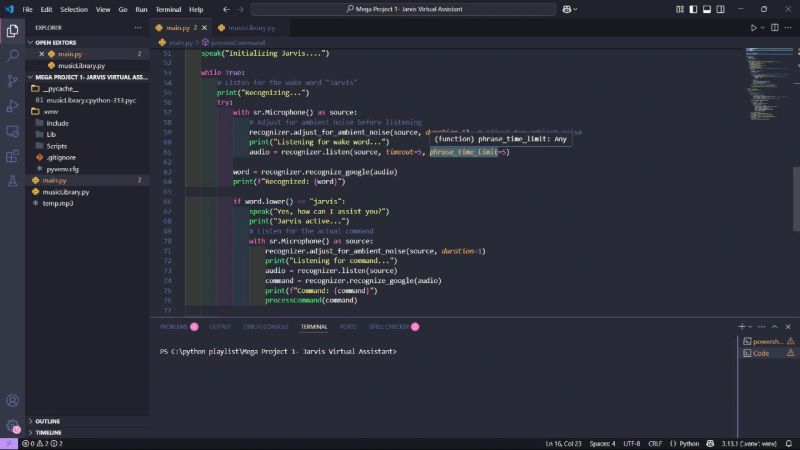 #python #codingjourney #jarvisproject #codewithharry #automation ... #python #codingjourney #jarvisproject #codewithharry #automation ...