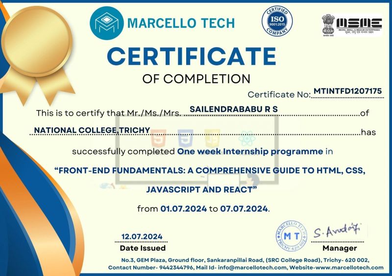 Sailendra Babu on LinkedIn: #html #css #javascript Sailendra Babu on LinkedIn: #html #css #javascript