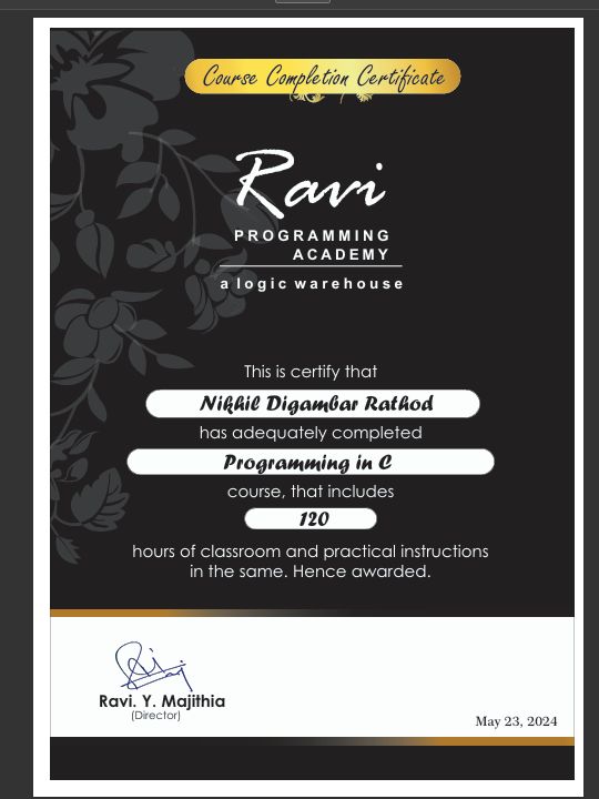 Nikhil Rathod on LinkedIn: #programming #cprogramming #learning # ... Nikhil Rathod on LinkedIn: #programming #cprogramming #learning # ...