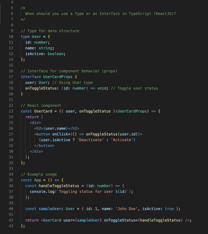 Rafael Mancebo on LinkedIn: #typescript #reactjs #type #interface # ... Rafael Mancebo on LinkedIn: #typescript #reactjs #type #interface # ...