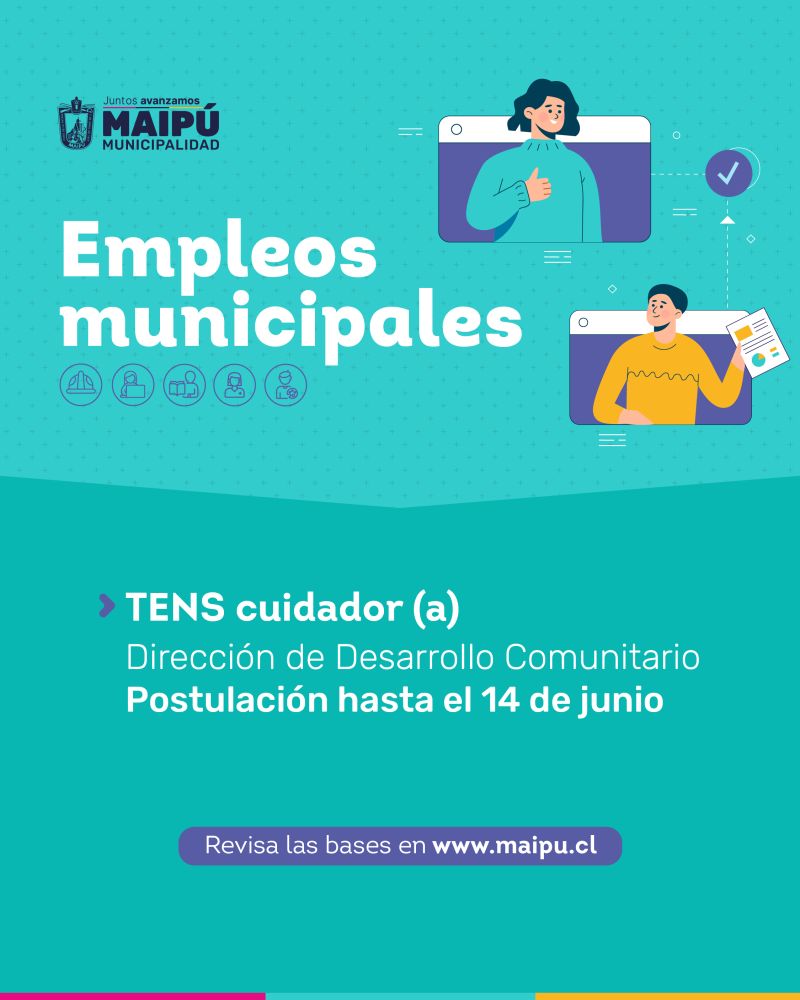 Municipalidad de Maipú en LinkedIn: #haypega #juntosavanzamos Municipalidad de Maipú en LinkedIn: #haypega #juntosavanzamos