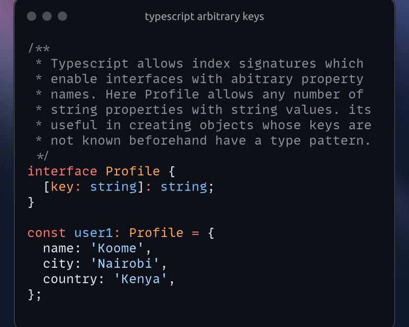 koome kelvin on LinkedIn: #javascript #typescript #softwaredevelopment ... koome kelvin on LinkedIn: #javascript #typescript #softwaredevelopment ...
