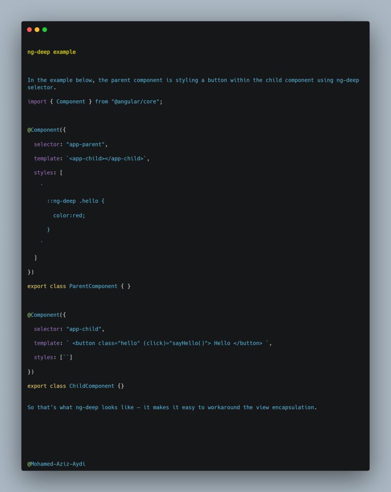 Mohamed Aziz Aydi on LinkedIn: #angular #css #typescript # ... Mohamed Aziz Aydi on LinkedIn: #angular #css #typescript # ...