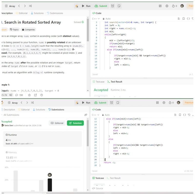 Tania Devi on LinkedIn: #leetcode #dailycode #30dayschallenge Tania Devi on LinkedIn: #leetcode #dailycode #30dayschallenge