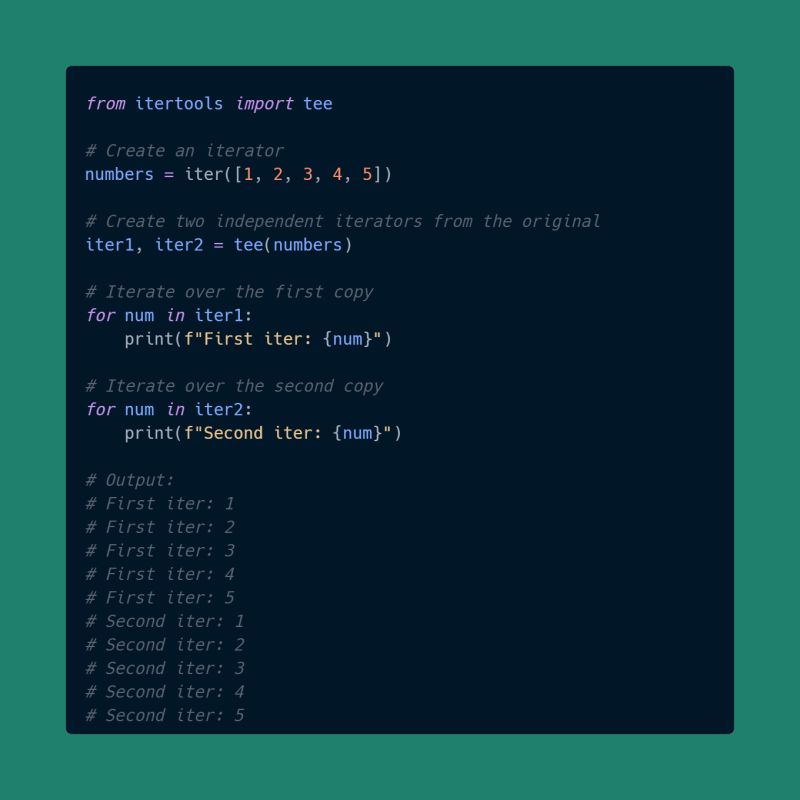 Nuno Bispo on LinkedIn: #python #pythontricks #codingtips #iterators # ... Nuno Bispo on LinkedIn: #python #pythontricks #codingtips #iterators # ...