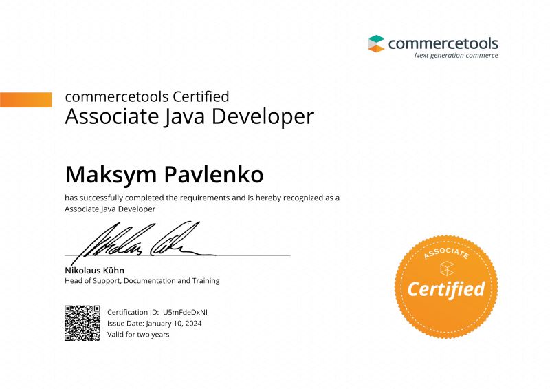 Maksym Pavlenko on LinkedIn: I am proud to share that I have received a ... Maksym Pavlenko on LinkedIn: I am proud to share that I have received a ...