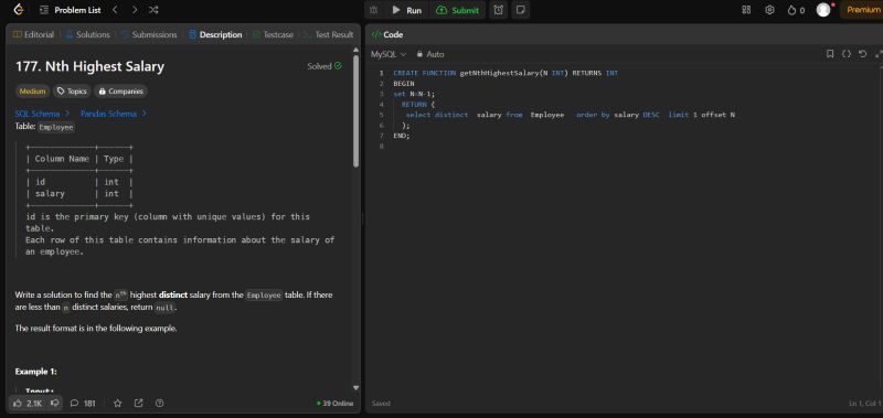 #sql50 #sql #leetcode #datascience #100daysofcode #techjourney ... #sql50 #sql #leetcode #datascience #100daysofcode #techjourney ...