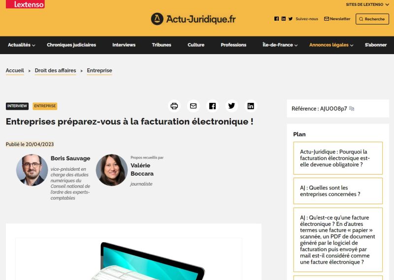 Entreprises préparez-vous à la facturation électronique ! | arnault ... Entreprises préparez-vous à la facturation électronique ! | arnault ...