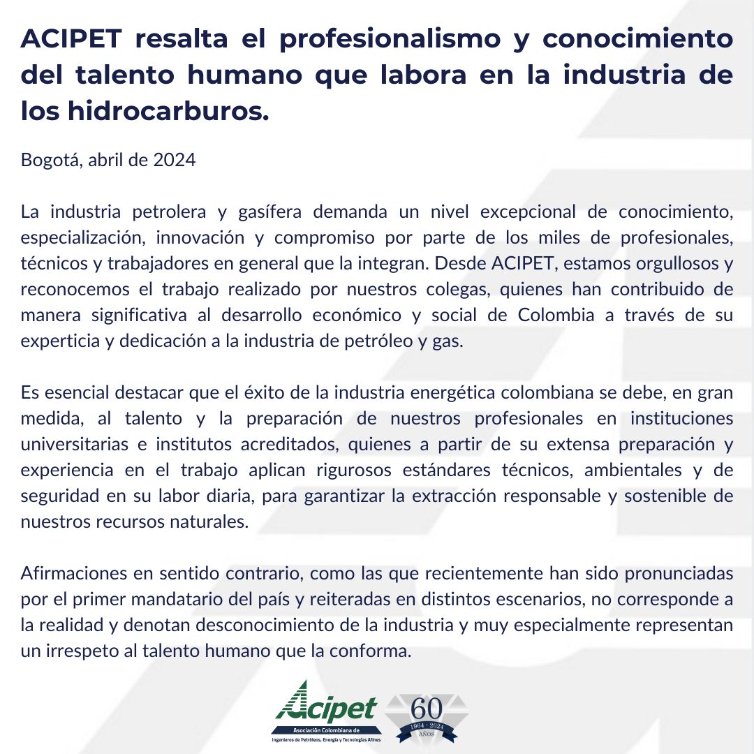Asociación Colombiana de Ingenieros de Petróleos, Energía y Tecnologías ... Asociación Colombiana de Ingenieros de Petróleos, Energía y Tecnologías ...