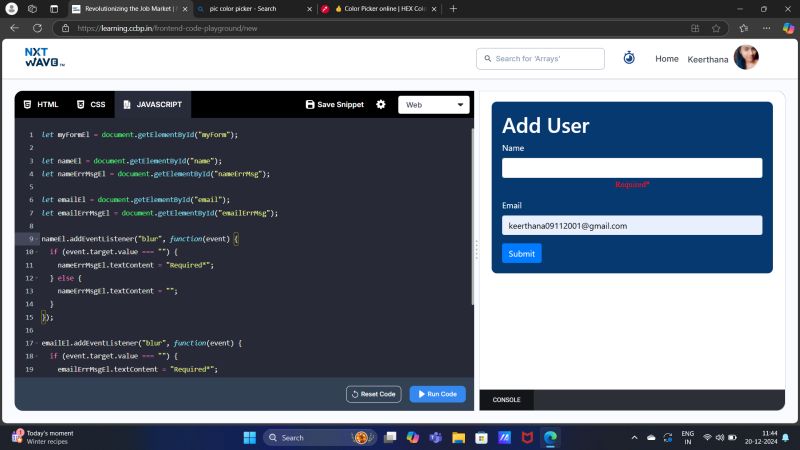Keerthana M on LinkedIn: #day90 #100daysofcodingchallenge #nxtwave Keerthana M on LinkedIn: #day90 #100daysofcodingchallenge #nxtwave