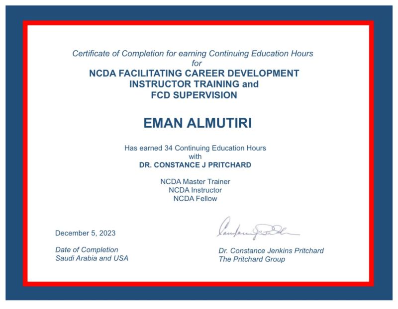 Eman Almutiri on LinkedIn: I have spent 34 hours of continuous learning ... Eman Almutiri on LinkedIn: I have spent 34 hours of continuous learning ...