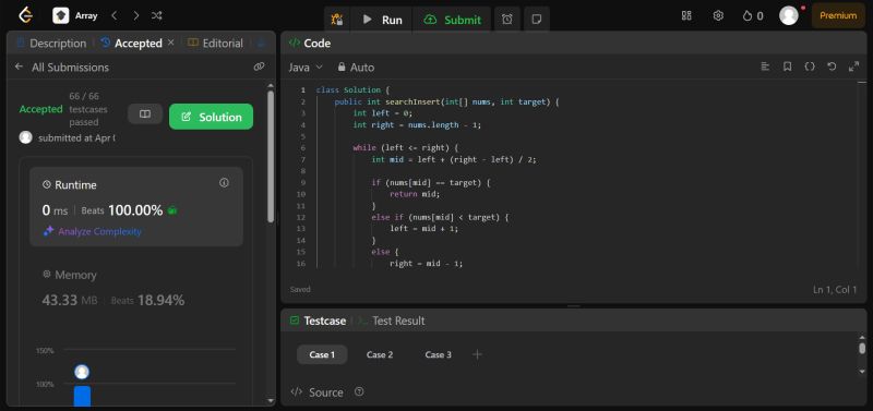 #leetcode #day2 #binarysearch #codingjourney #mentorsmatter #keepgoing ... #leetcode #day2 #binarysearch #codingjourney #mentorsmatter #keepgoing ...