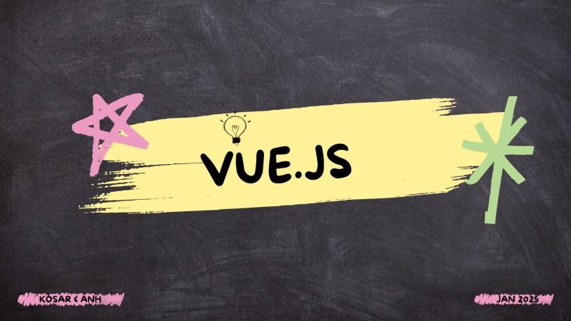 Today, I presented an introduction to Vue.js to my class. | Kosar Akbarshah Today, I presented an introduction to Vue.js to my class. | Kosar Akbarshah