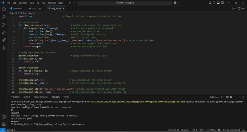 🚀 𝐋𝐞𝐚𝐫𝐧𝐢𝐧𝐠 𝐃𝐚𝐲 𝟏𝟓: 𝐏𝐲𝐭𝐡𝐨𝐧 #30DaysOfPython Challenge | Payal Cajithan ... 🚀 𝐋𝐞𝐚𝐫𝐧𝐢𝐧𝐠 𝐃𝐚𝐲 𝟏𝟓: 𝐏𝐲𝐭𝐡𝐨𝐧 #30DaysOfPython Challenge | Payal Cajithan ...