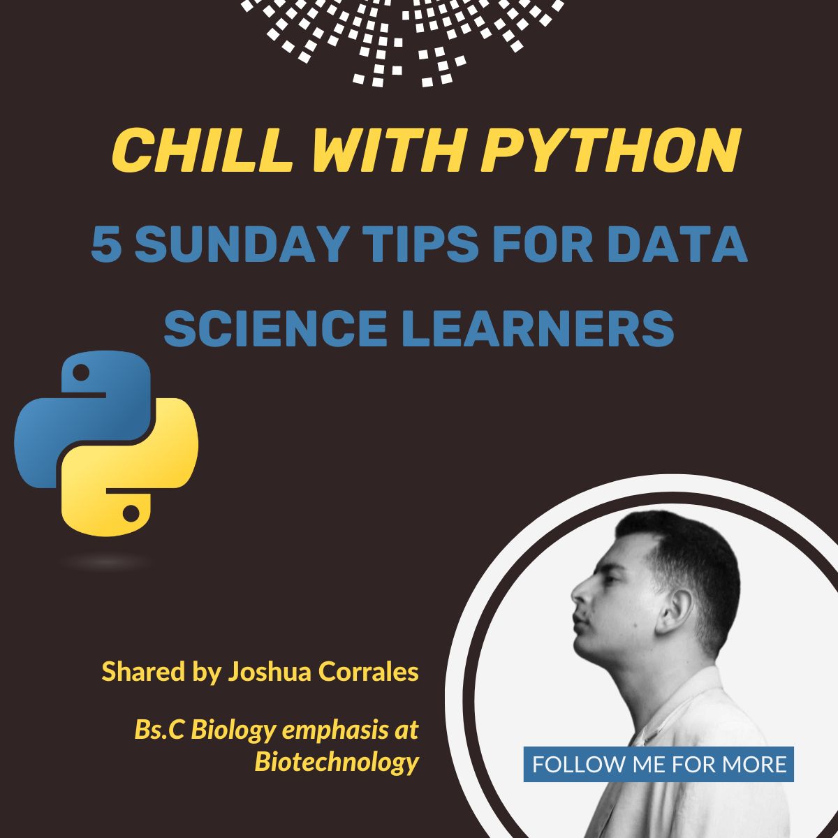 How to start Data Science with Python | Joshua Israel Corrales Castillo ... How to start Data Science with Python | Joshua Israel Corrales Castillo ...