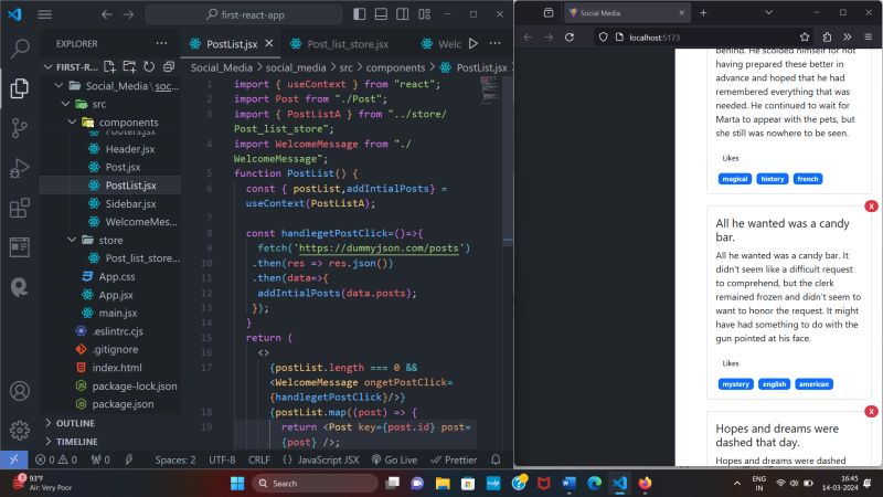 Rupam Bhadra on LinkedIn: Day 21 of 30 days React learning challenge ... Rupam Bhadra on LinkedIn: Day 21 of 30 days React learning challenge ...