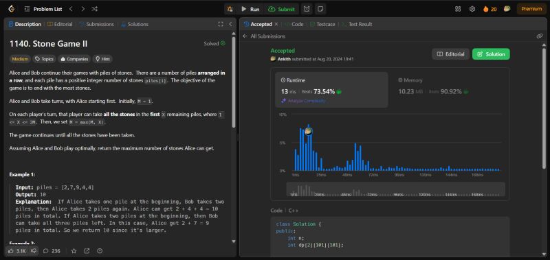Ankith Chowdary on LinkedIn: #consistency #leetcode #dynamicprogramming ... Ankith Chowdary on LinkedIn: #consistency #leetcode #dynamicprogramming ...