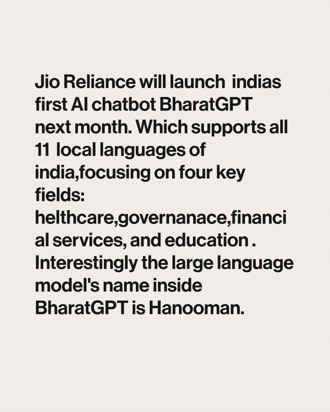Sana Dasaradharami Reddy on LinkedIn: #bharatgpt #hanooman #aiindia # ... Sana Dasaradharami Reddy on LinkedIn: #bharatgpt #hanooman #aiindia # ...