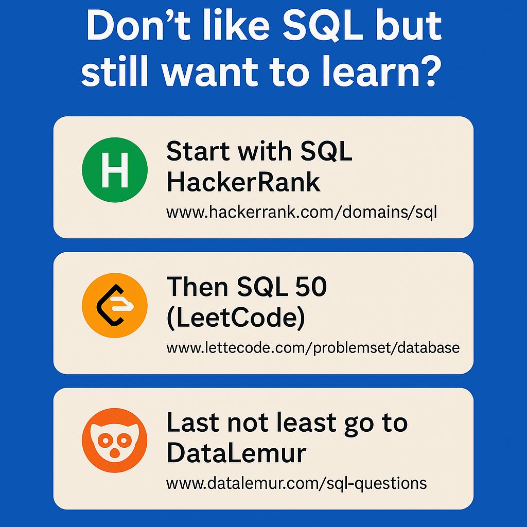 #sql #dataanalytics #leetcode #hackerrank #datalemur #datascience ... #sql #dataanalytics #leetcode #hackerrank #datalemur #datascience ...