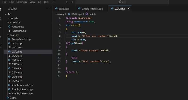 Anshita Middha on LinkedIn: #logicbuilding #cplusplus #dsa # ... Anshita Middha on LinkedIn: #logicbuilding #cplusplus #dsa # ...