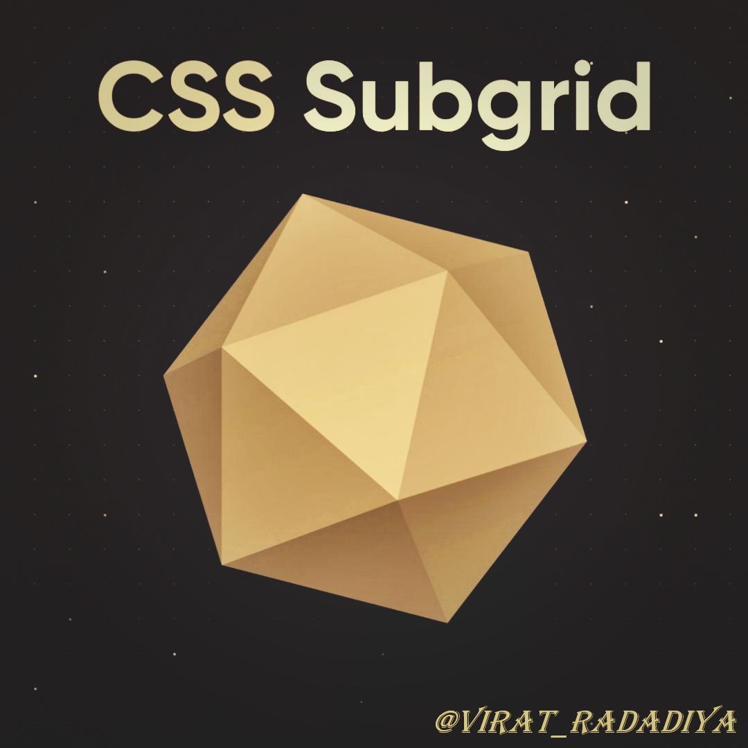 Virat Radadiya on LinkedIn: #css #subgrid #nested_grid #template # ... Virat Radadiya on LinkedIn: #css #subgrid #nested_grid #template # ...
