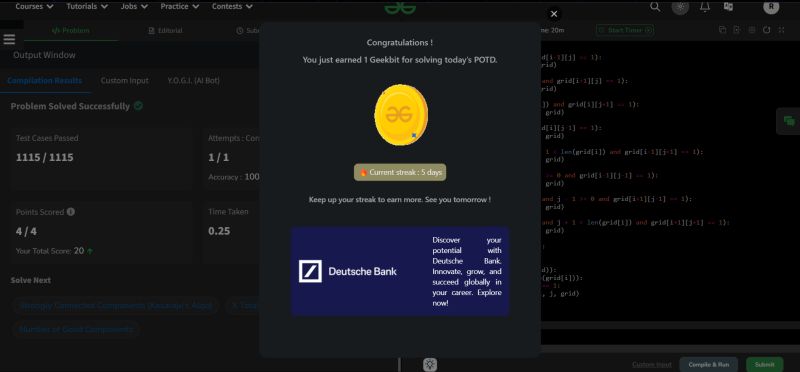 Rohan Basu on LinkedIn: #streak #problemsolving #potd #codingchallenge ... Rohan Basu on LinkedIn: #streak #problemsolving #potd #codingchallenge ...
