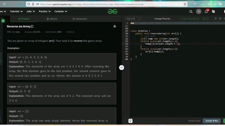 Ashwini P R on LinkedIn: #gfg160 #geekstreaks2024 #geeksforgeeks # ... Ashwini P R on LinkedIn: #gfg160 #geekstreaks2024 #geeksforgeeks # ...