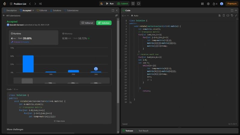 Sourabh Gurwani on LinkedIn: #cpp #dsa #leetcode #day12 #problemsolving ... Sourabh Gurwani on LinkedIn: #cpp #dsa #leetcode #day12 #problemsolving ...