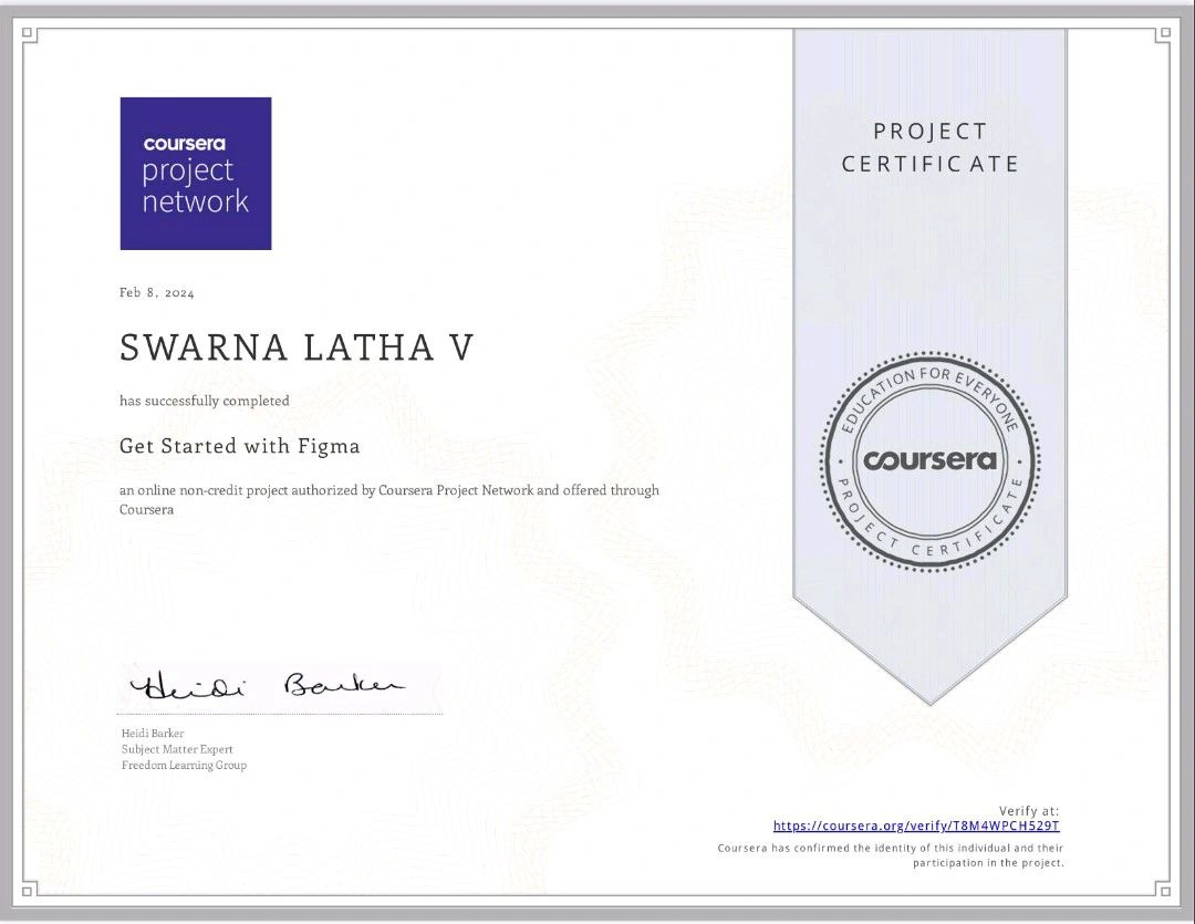 #figma #designer | SWARNA LATHA V #figma #designer | SWARNA LATHA V