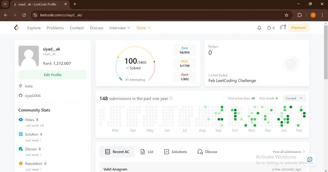 Milestone Achieved: 100 LeetCode Questions! Just hit my first 100 ... Milestone Achieved: 100 LeetCode Questions! Just hit my first 100 ...