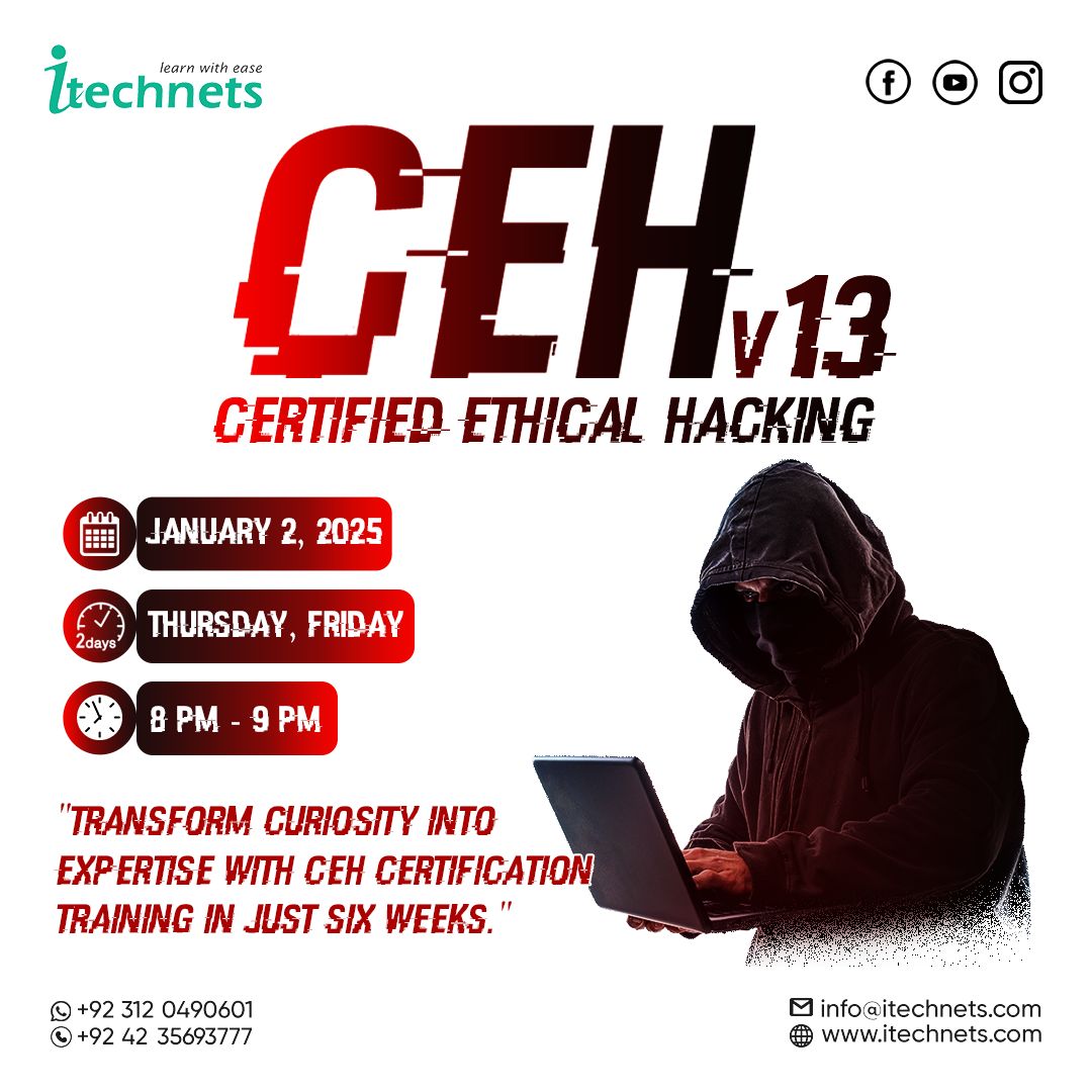 itechnets on LinkedIn: Certified Ethical Hacker (CEH) – Your Gateway to ... itechnets on LinkedIn: Certified Ethical Hacker (CEH) – Your Gateway to ...
