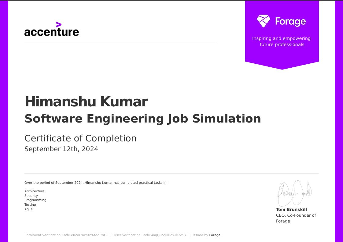Himanshu Kumar on LinkedIn: I just completed Accenture Nordics's ... Himanshu Kumar on LinkedIn: I just completed Accenture Nordics's ...