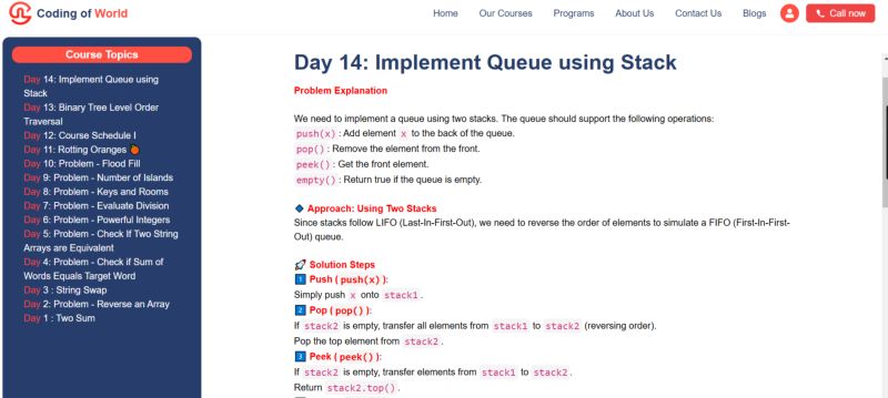 #leetcode #queue #stack #algorithms #coding #interviewprep | PRITAM ... #leetcode #queue #stack #algorithms #coding #interviewprep | PRITAM ...