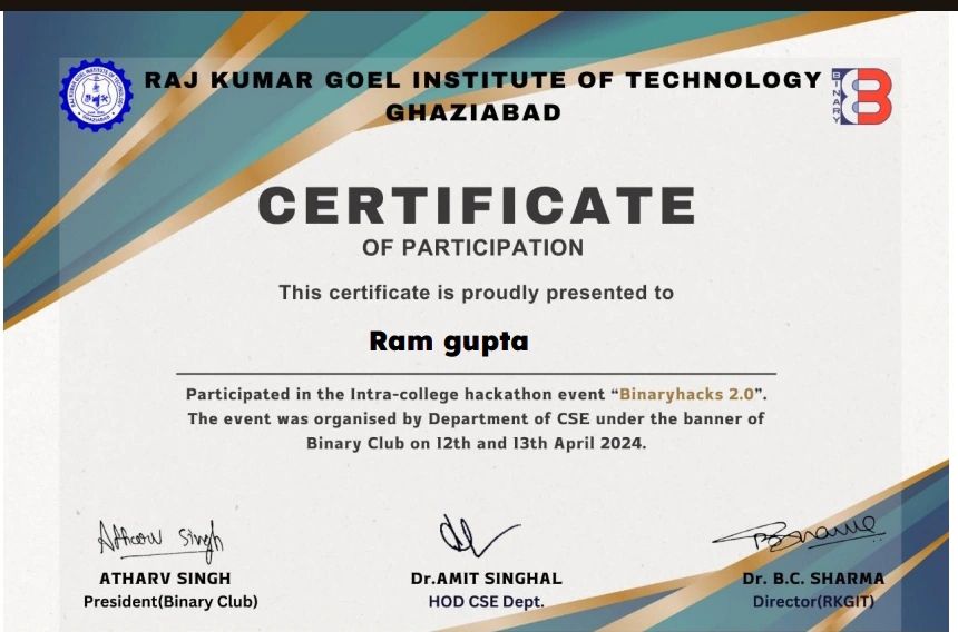 #coding #hackathon | Ram Gupta #coding #hackathon | Ram Gupta