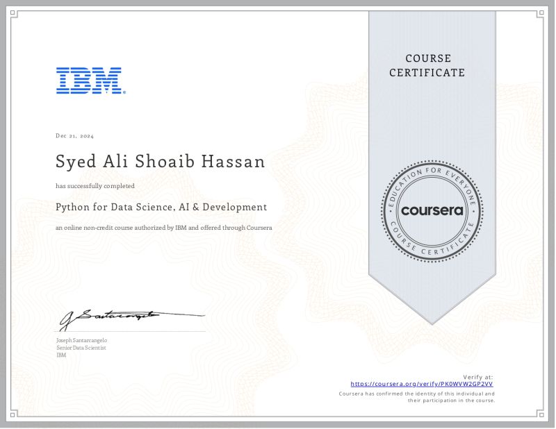 Syed Ali Shoaib on LinkedIn: #datascience #ai #python #machinelearning ... Syed Ali Shoaib on LinkedIn: #datascience #ai #python #machinelearning ...