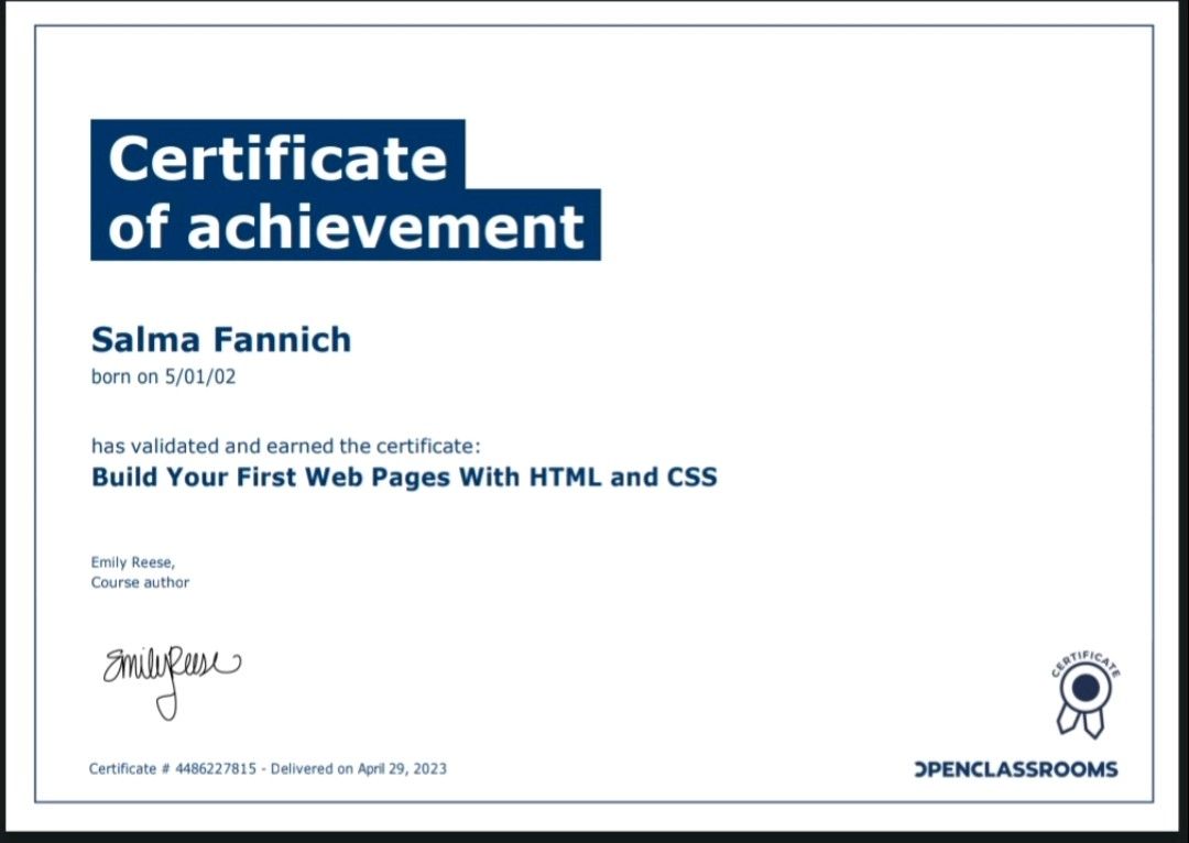 Salma Fannich on LinkedIn: #html #css #share Salma Fannich on LinkedIn: #html #css #share