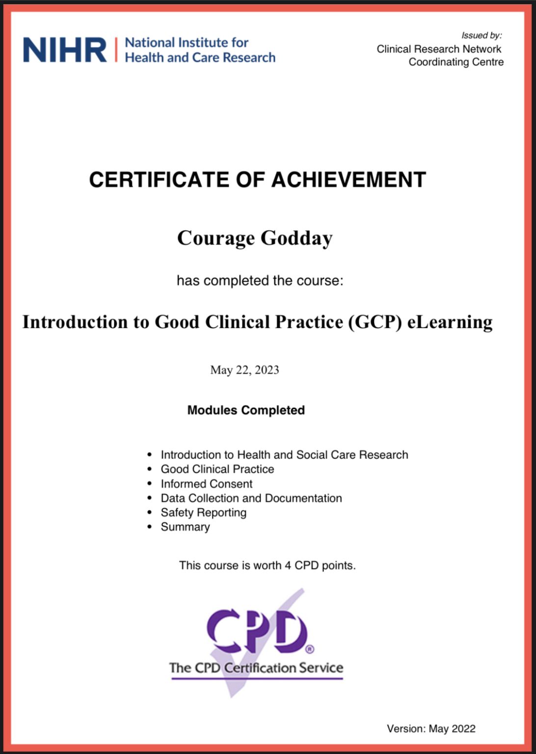 Courage Godday on LinkedIn: #clinicalresearch #clinicaltrials # ... Courage Godday on LinkedIn: #clinicalresearch #clinicaltrials # ...