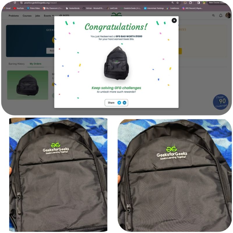 #geeksforgeeks #problemsolving #achievementunlocked #continuouslearning ... #geeksforgeeks #problemsolving #achievementunlocked #continuouslearning ...