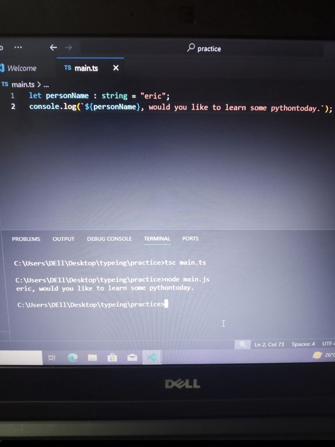 My second project # message # typescript # AI | Kristina Samuel My second project # message # typescript # AI | Kristina Samuel