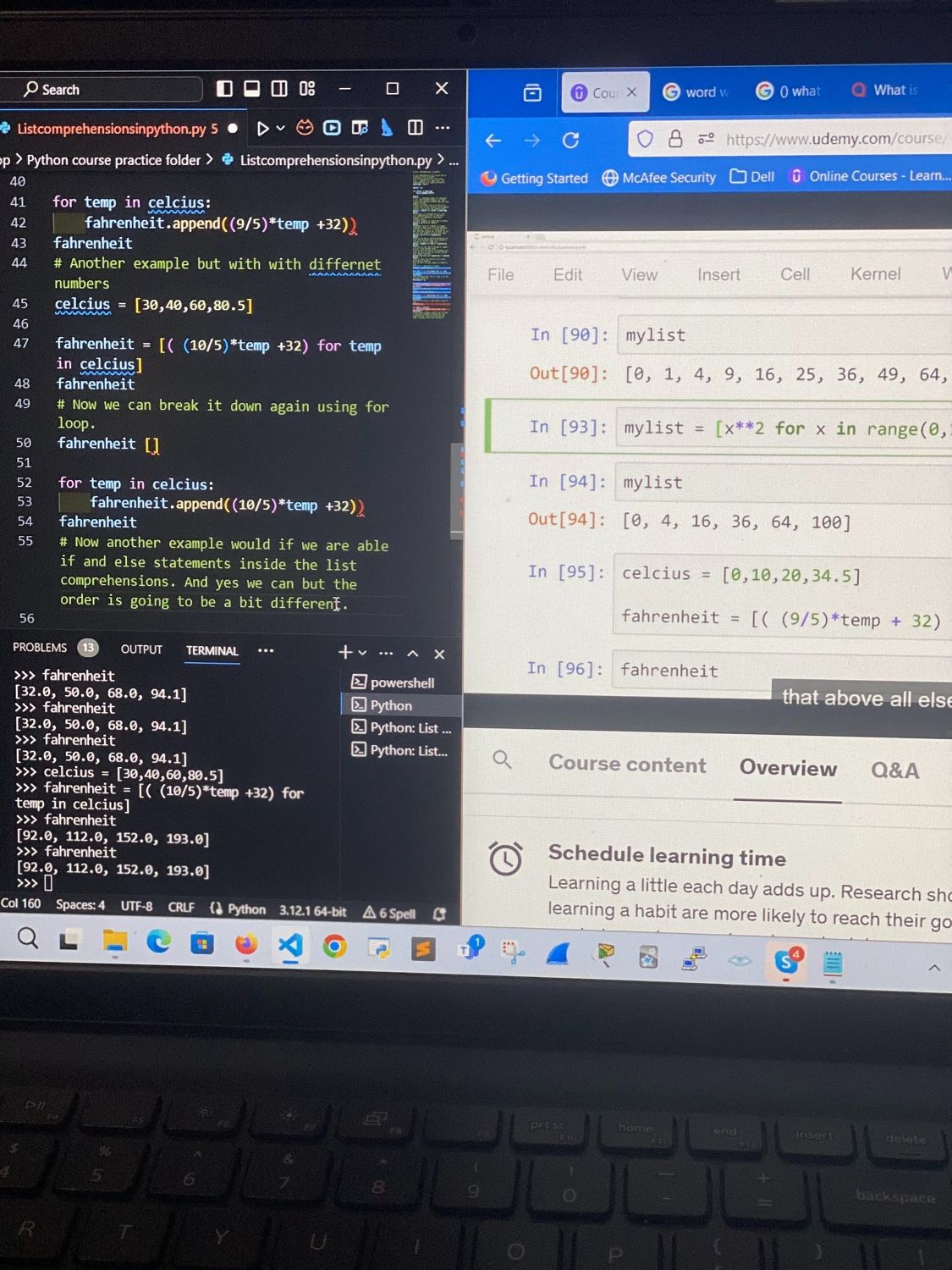 #pythonprogramminglanguage #python #coding #listcomprehensions | Kashif ... #pythonprogramminglanguage #python #coding #listcomprehensions | Kashif ...