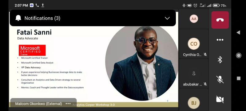 Abdulbasit Alibaba on LinkedIn: #analyticscorperworkshop3 Abdulbasit Alibaba on LinkedIn: #analyticscorperworkshop3