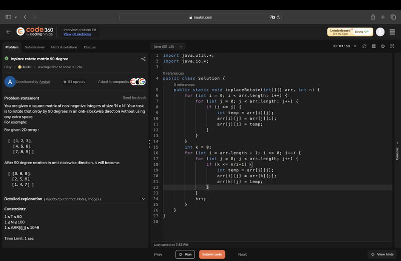 Atharva Bhalerao on LinkedIn: #100dayscodingchallenge #coding #leetcode ... Atharva Bhalerao on LinkedIn: #100dayscodingchallenge #coding #leetcode ...
